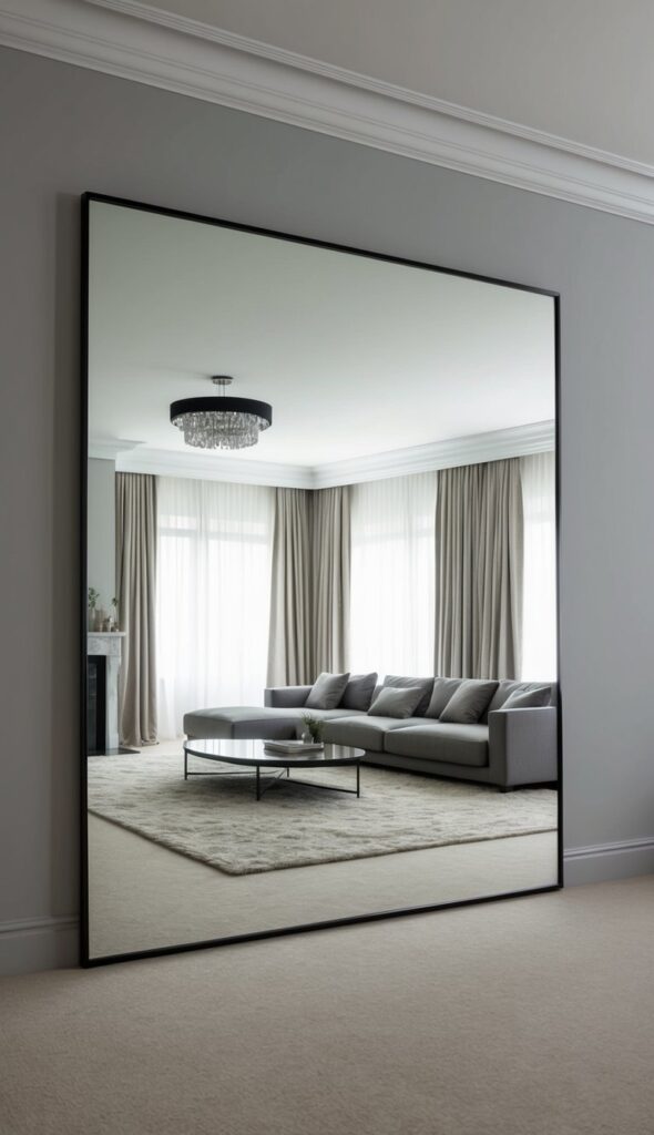 11 Large Empty Wall Ideas for Living Rooms to Turn Blank Walls into ...