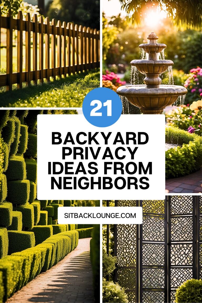 21 Backyard Privacy Ideas From Neighbors to Make Your Yard Feel Private ...