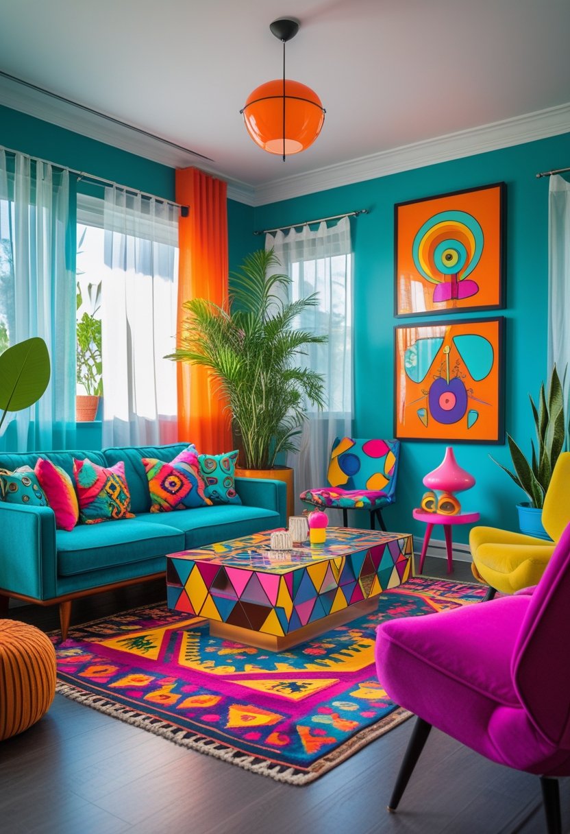 Funky Living Rooms: 12 Ideas That Will Make Your Friends Jealous | Sit ...