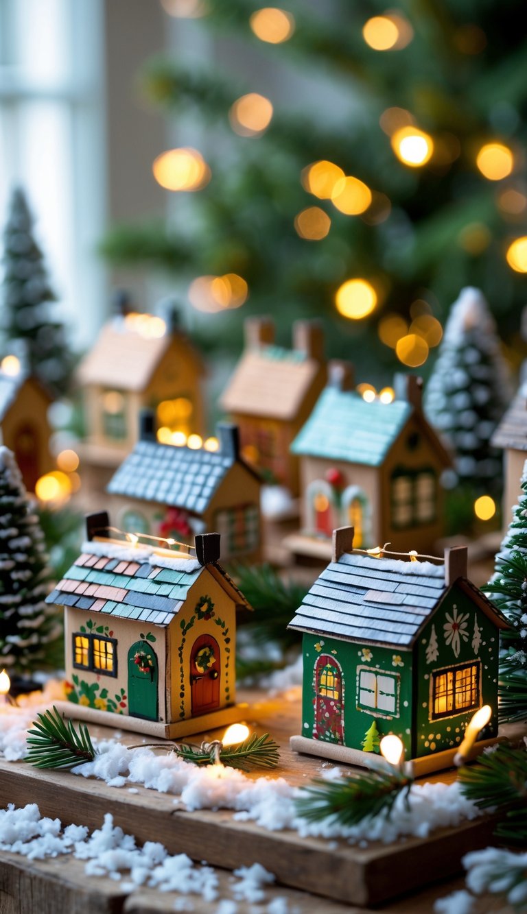 Beautiful DIY Christmas Village Displays Featuring Charming Decorating ...