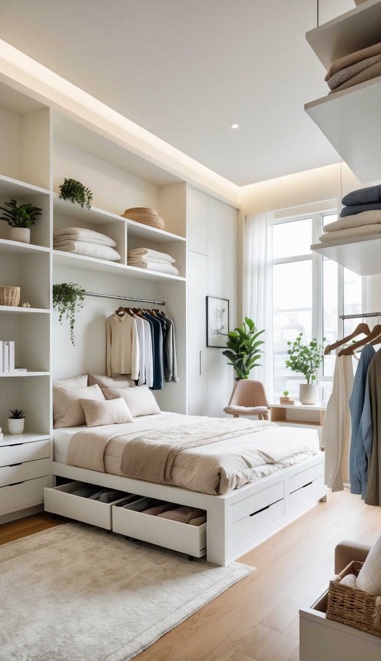 10 Rooms With No Closet Ideas