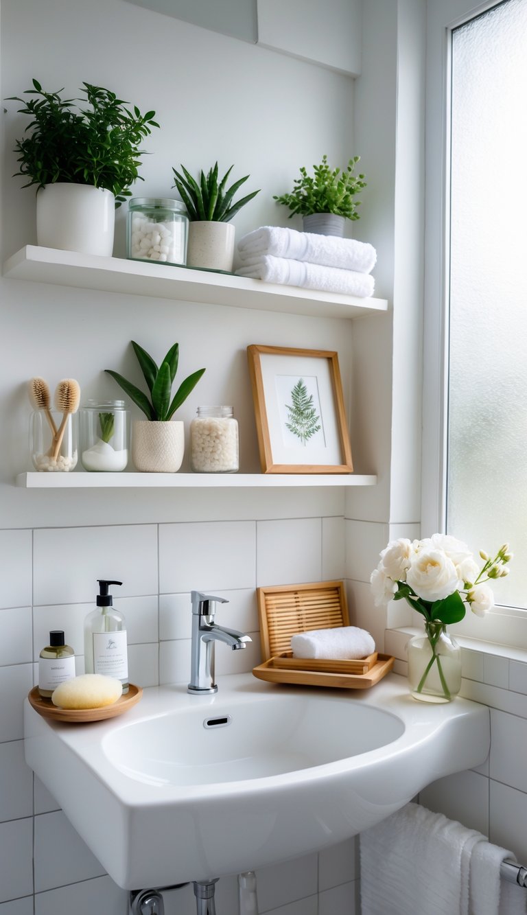 10 Bathroom Shelf Decor Ideas