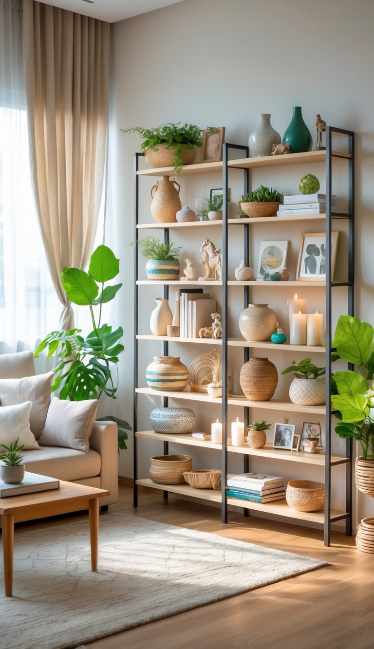 11 Living Room Shelf Decor Ideas