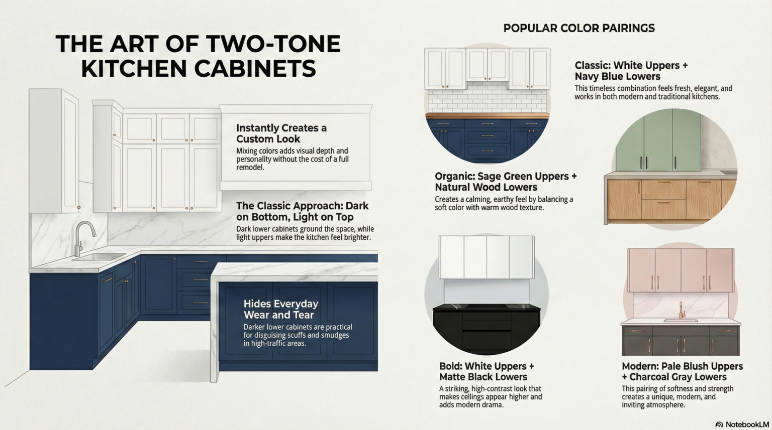 10 Two Tone Kitchen Cabinets Color Combinations
